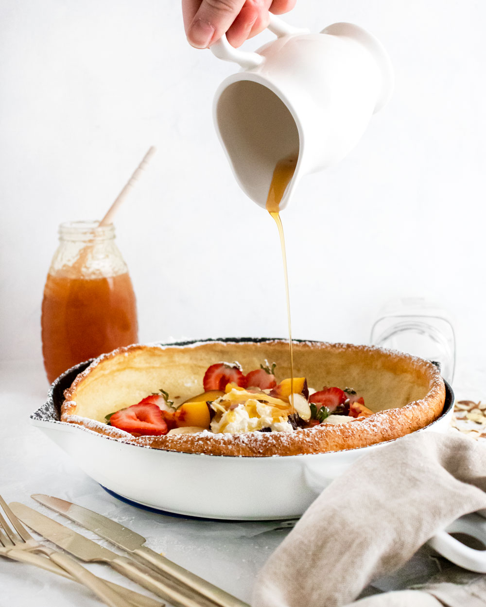 Brown Butter & Vanilla Bean Dutch Puff - About Dinner Thyme