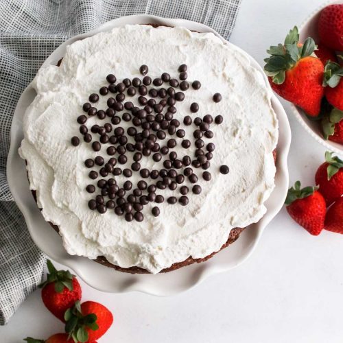 Quick and Easy Chocolate Torte - About Dinner Thyme