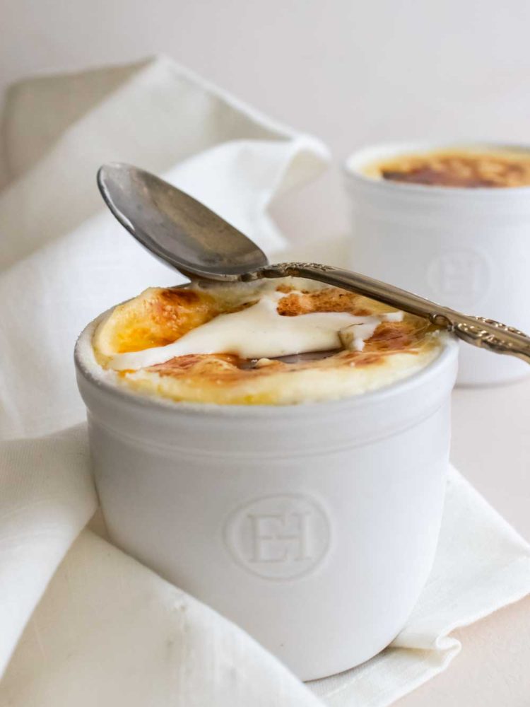 Creme Brulee Ice Cream - About Dinner Thyme