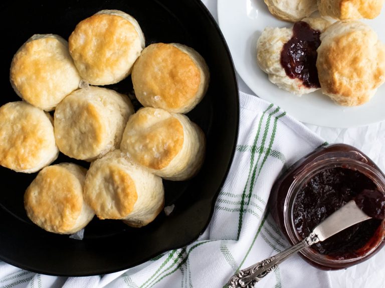 Easy Buttermilk Biscuits (only 3 ingredients!) - About Dinner Thyme