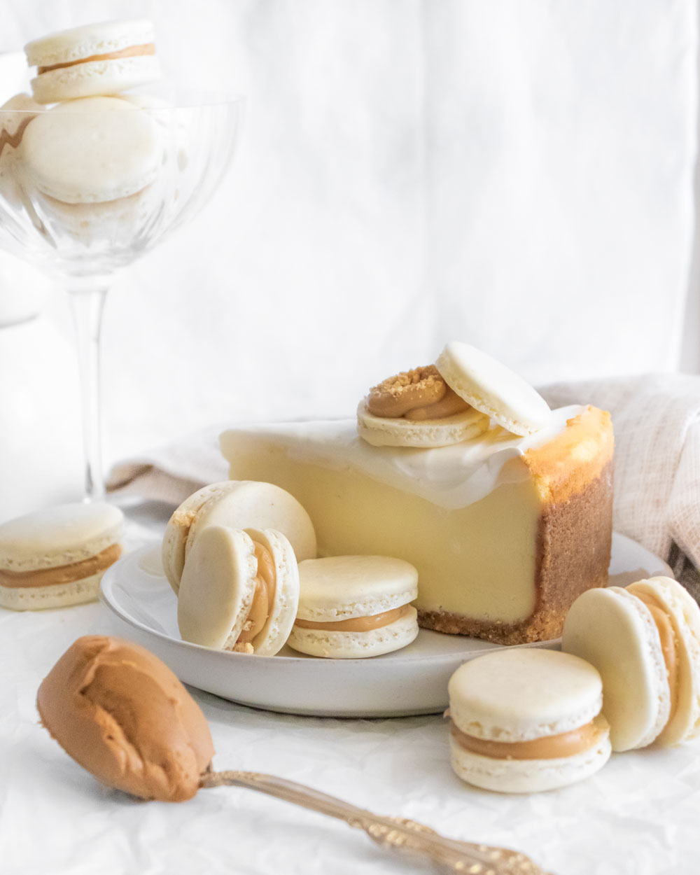 Small Batch Cookie Butter Macarons - About Dinner Thyme